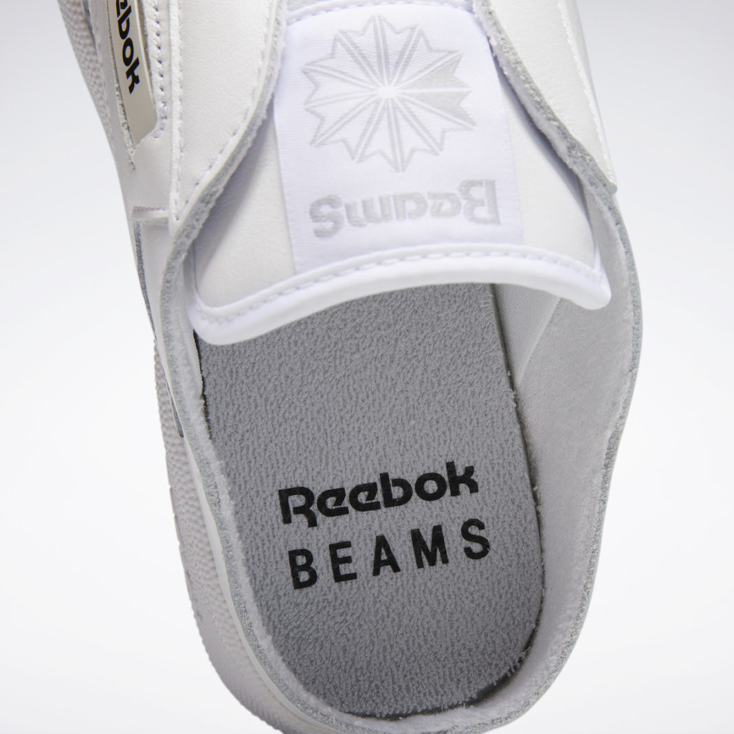 BEAMS x Reebok Club C Laceless Mule GX3853 Release Date - SBD