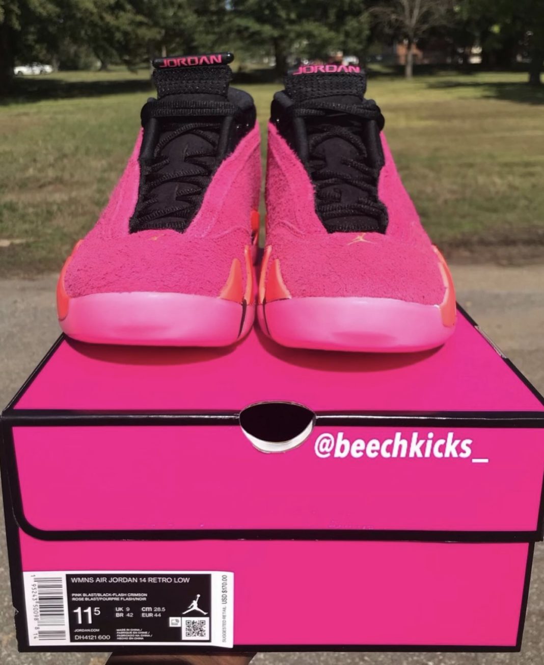 Air Jordan 14 Low Shocking Pink Blast DH4121-600 Release Date - SBD