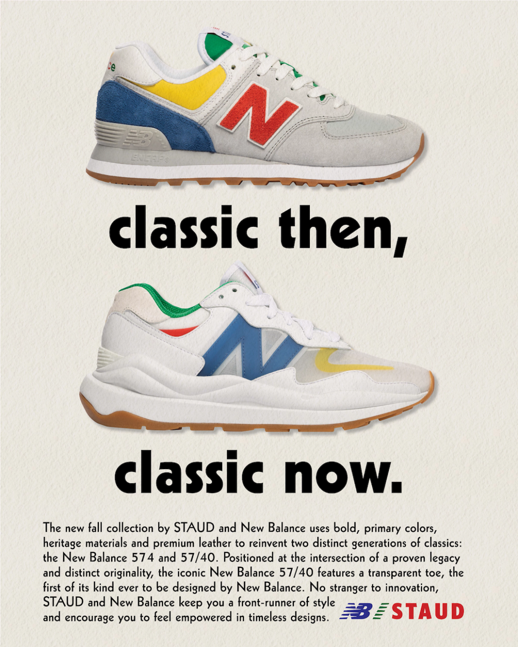STAUD x New Balance 574 57/40 Release Date - SBD