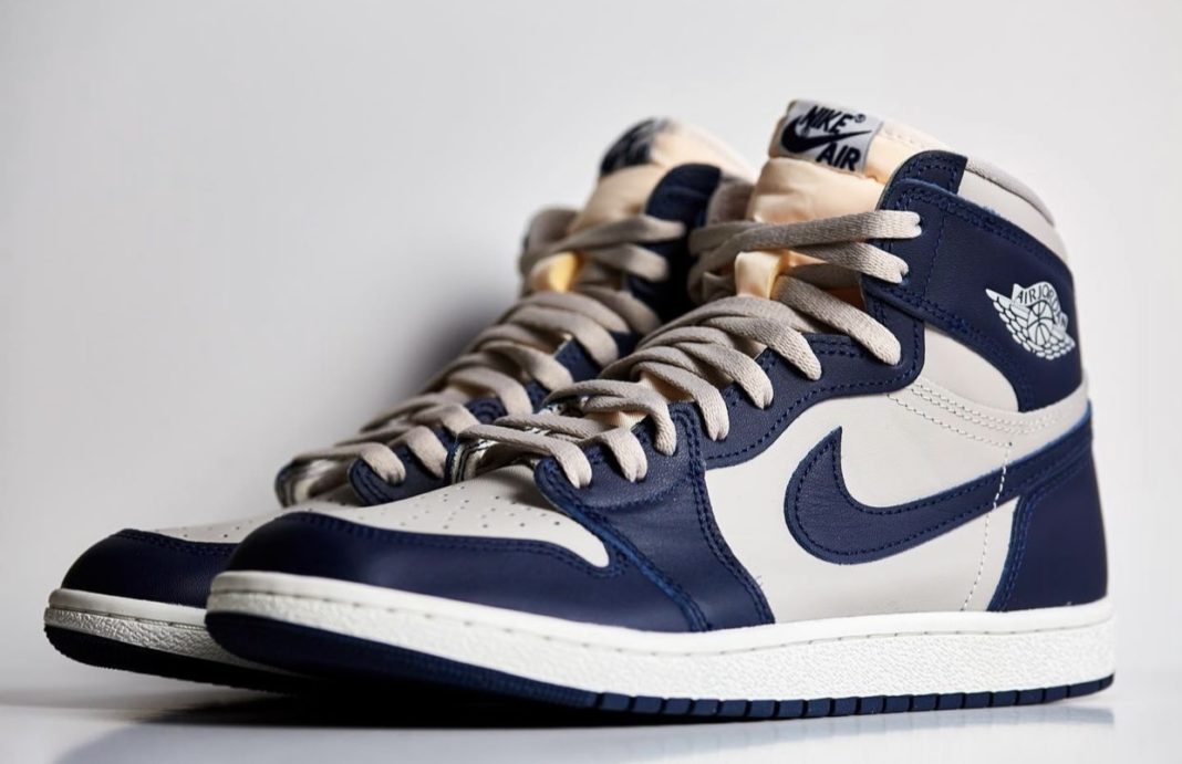 Air Jordan 1 High 85 Georgetown College Navy BQ4422-400 Release Date - SBD