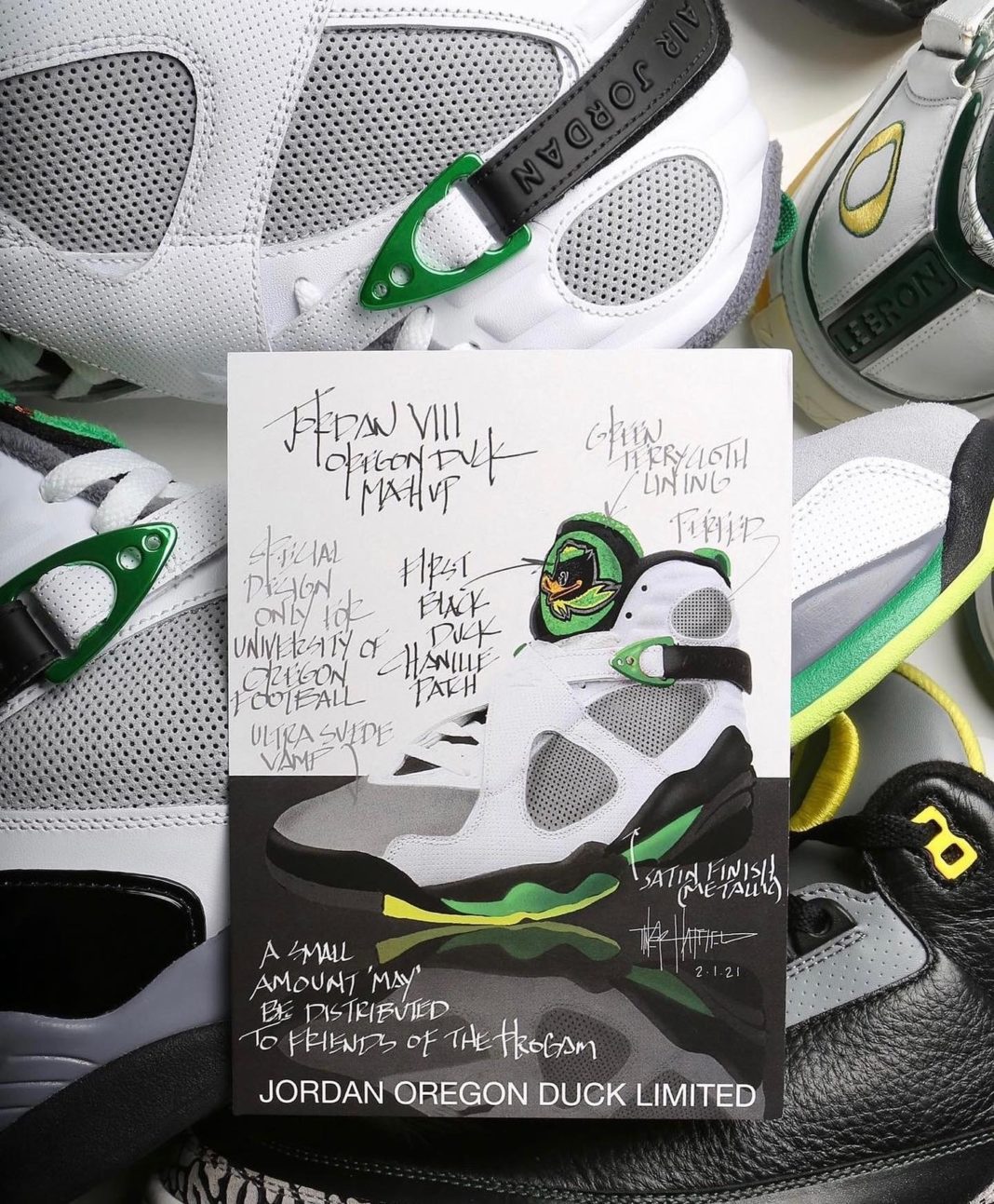 Air Jordan 8 Oregon Ducks PE - Sneaker Bar Detroit