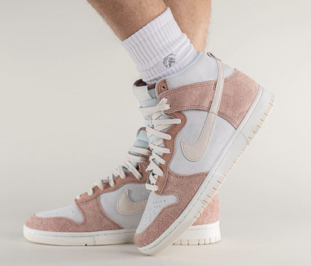 Nike Dunk High Low Fossil Rose DH7576-400 DH7577-001 Release Date - SBD