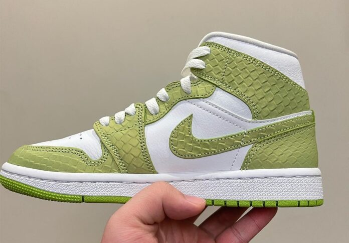 Air Jordan 1 Mid SE Green Python DV2959-113 Release Date | SBD