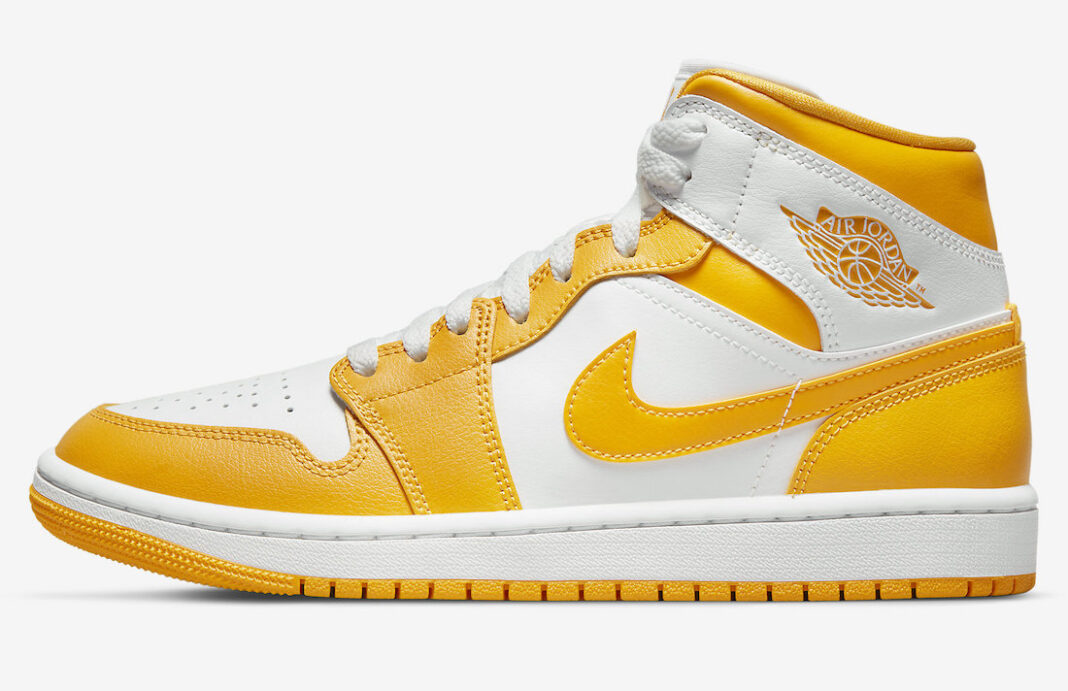 Air Jordan 1 Mid White University Gold BQ6472-117 Release Date | SBD
