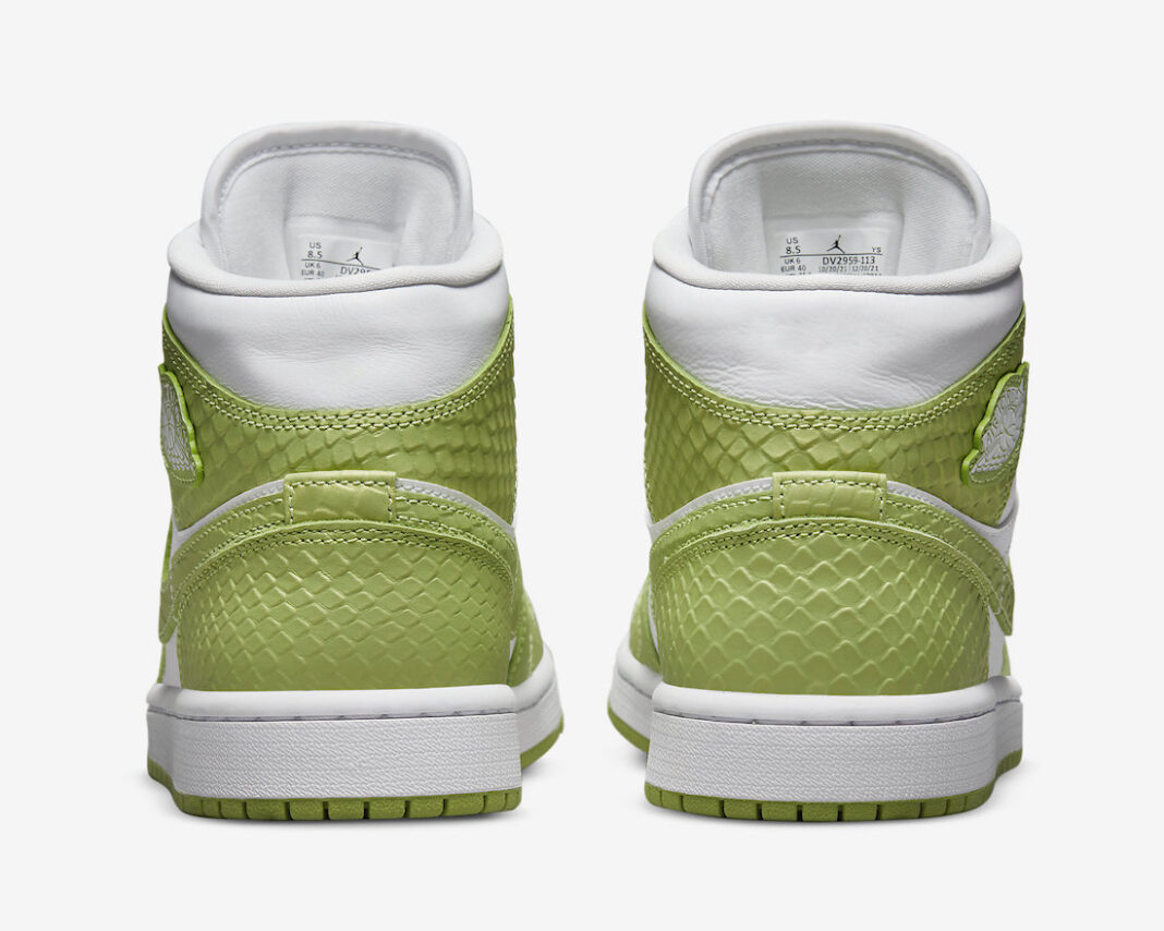 Air Jordan 1 Mid SE Green Python DV2959-113 Release Date | SBD