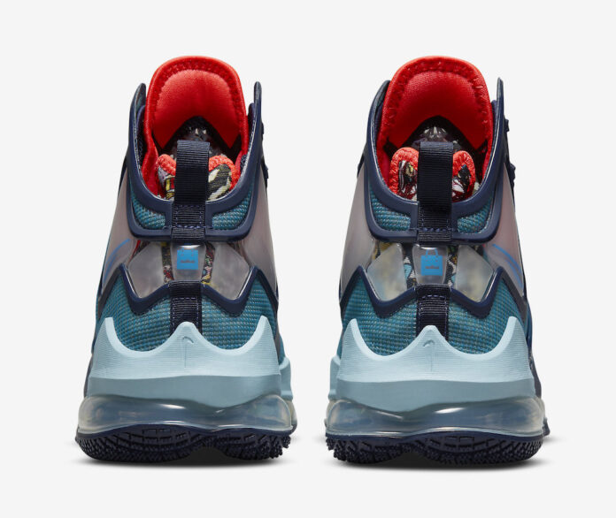 Nike LeBron 19 Fast Food Blue Red DC9340-400 Release Date | SBD
