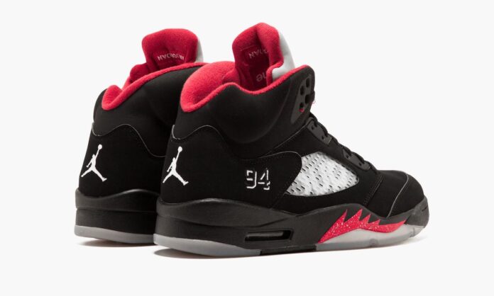 Supreme x Air Jordan 5 Black 824371-001 2015 Release Date | SBD