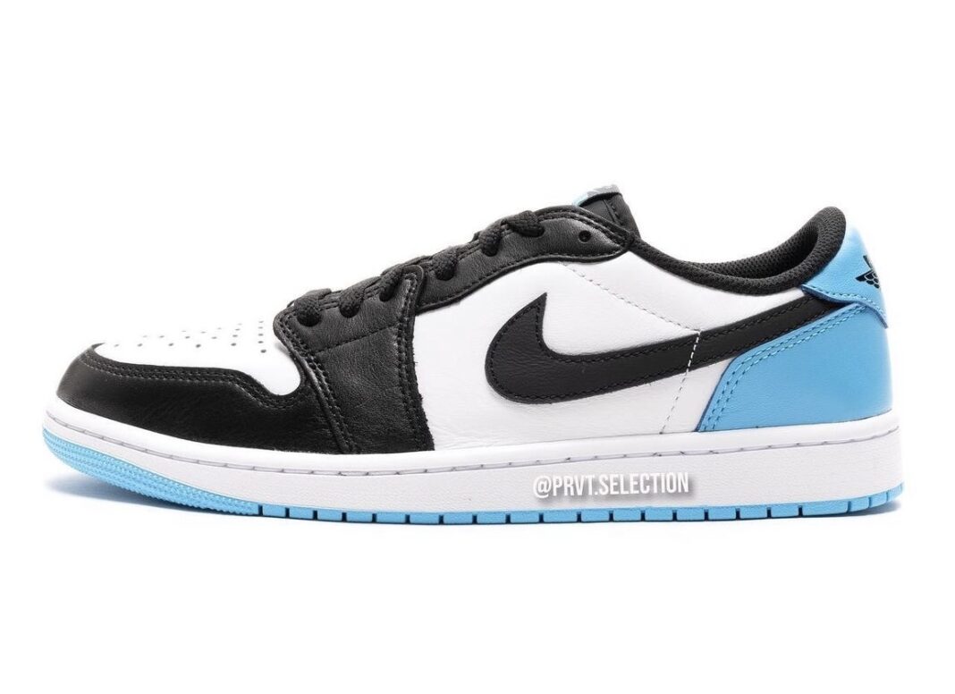 Air Jordan 1 Low OG UNC Dark Powder Blue CZ0790-104 Release Date - SBD