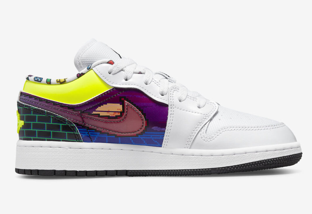 Air Jordan 1 Low GS Pixel DM8969-114 Release Date | SBD