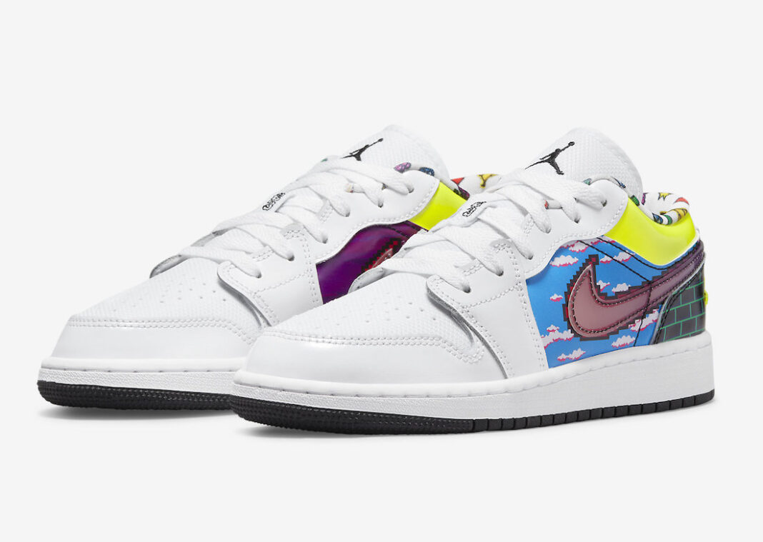Air Jordan 1 Low GS Pixel DM8969-114 Release Date | SBD