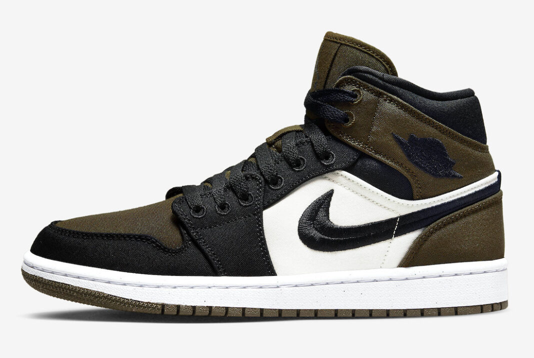 Air Jordan 1 Mid Olive Toe DV0427-301 Release Date | SBD