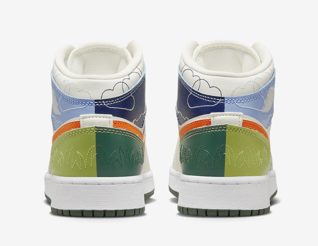 Air Jordan 1 Mid Stitch DX2462-100 Release Date | SBD