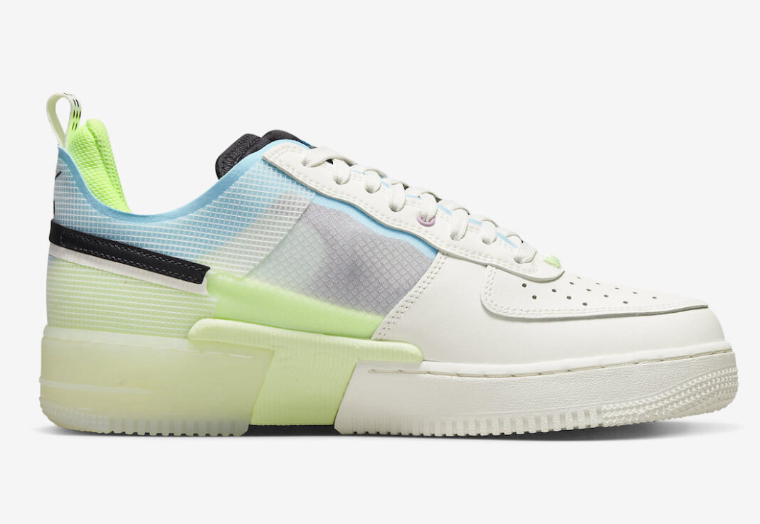Nike Air Force 1 React Barely Volt Ghost Green DM0573-101 Release Date ...