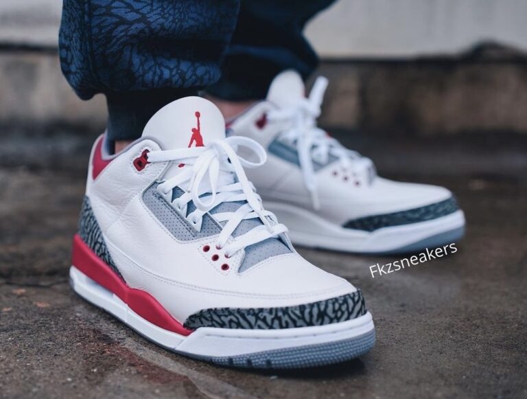 Air Jordan 3 OG Fire Red 2022 DN3707-160 Release Date - SBD