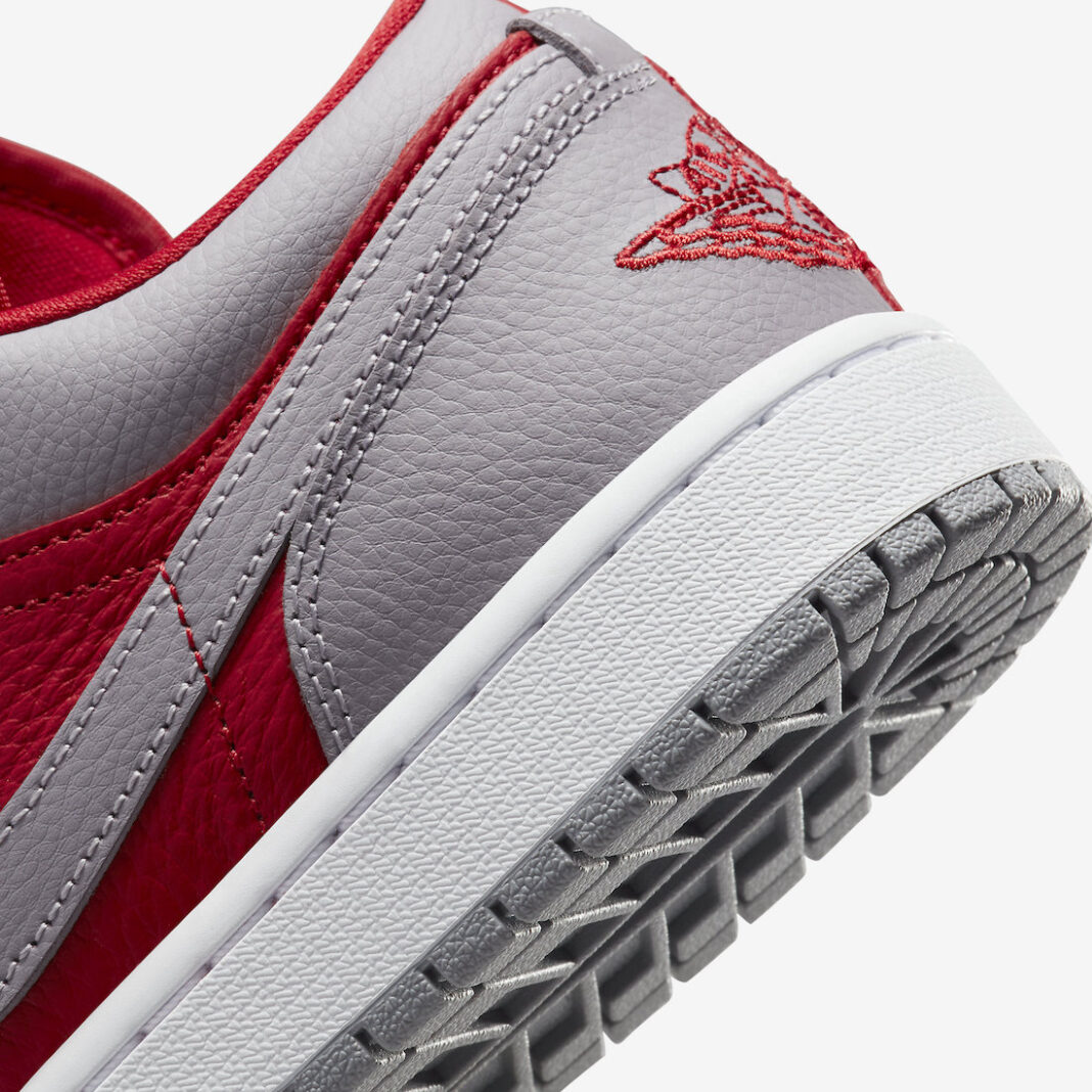 Air Jordan 1 Low SE Split Gym Red Cement Grey Black DR0502-600 Release ...