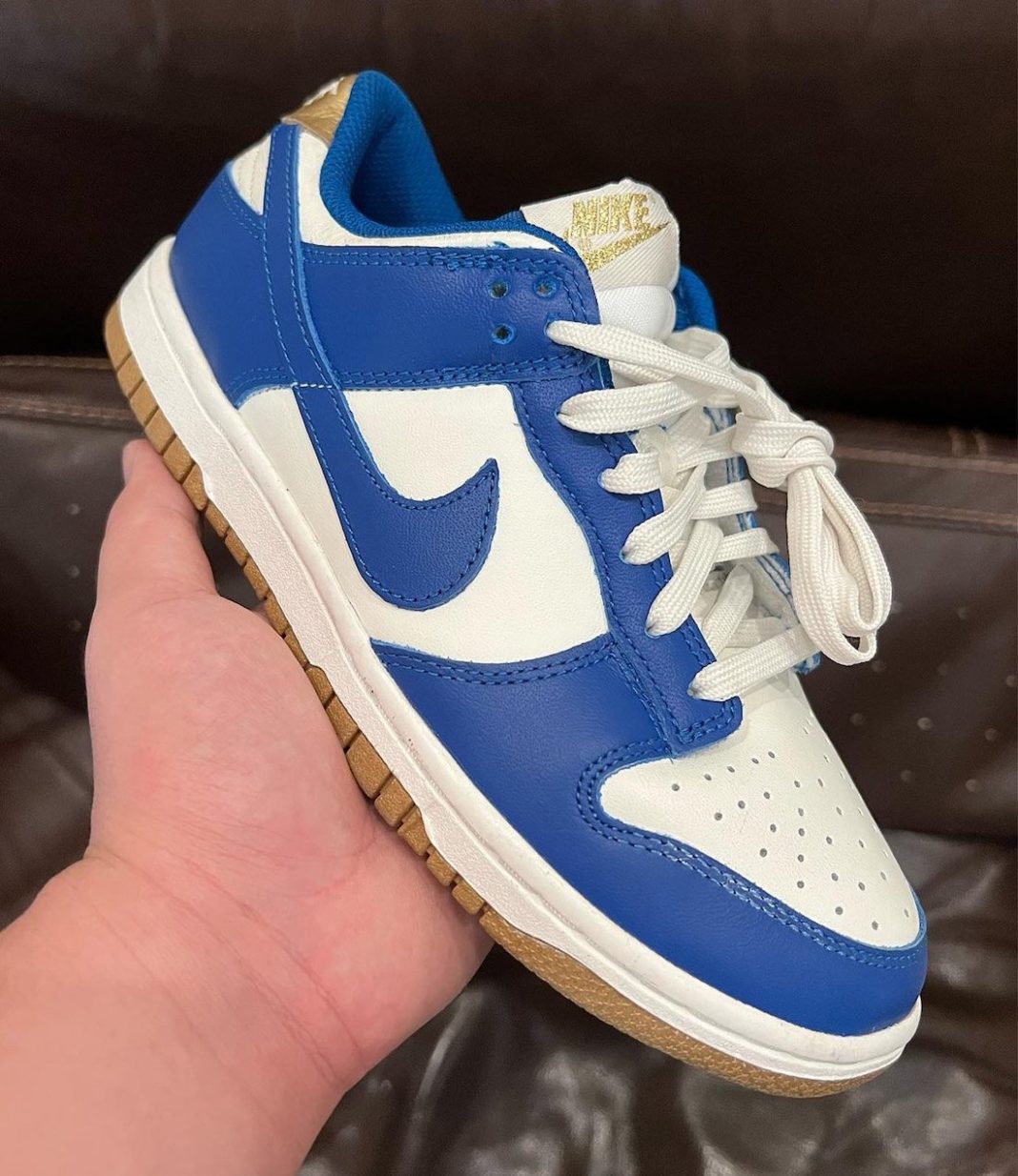 Nike Dunk Low Game Royal Metallic Gold Sail Release Date | SBD
