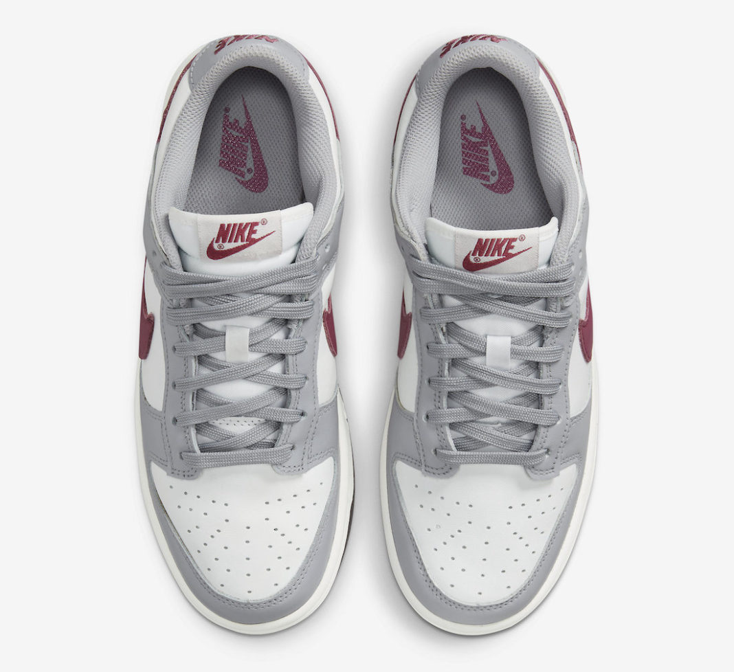Nike Dunk Low Sail Grey Red DD1503-122 Release Date | SBD