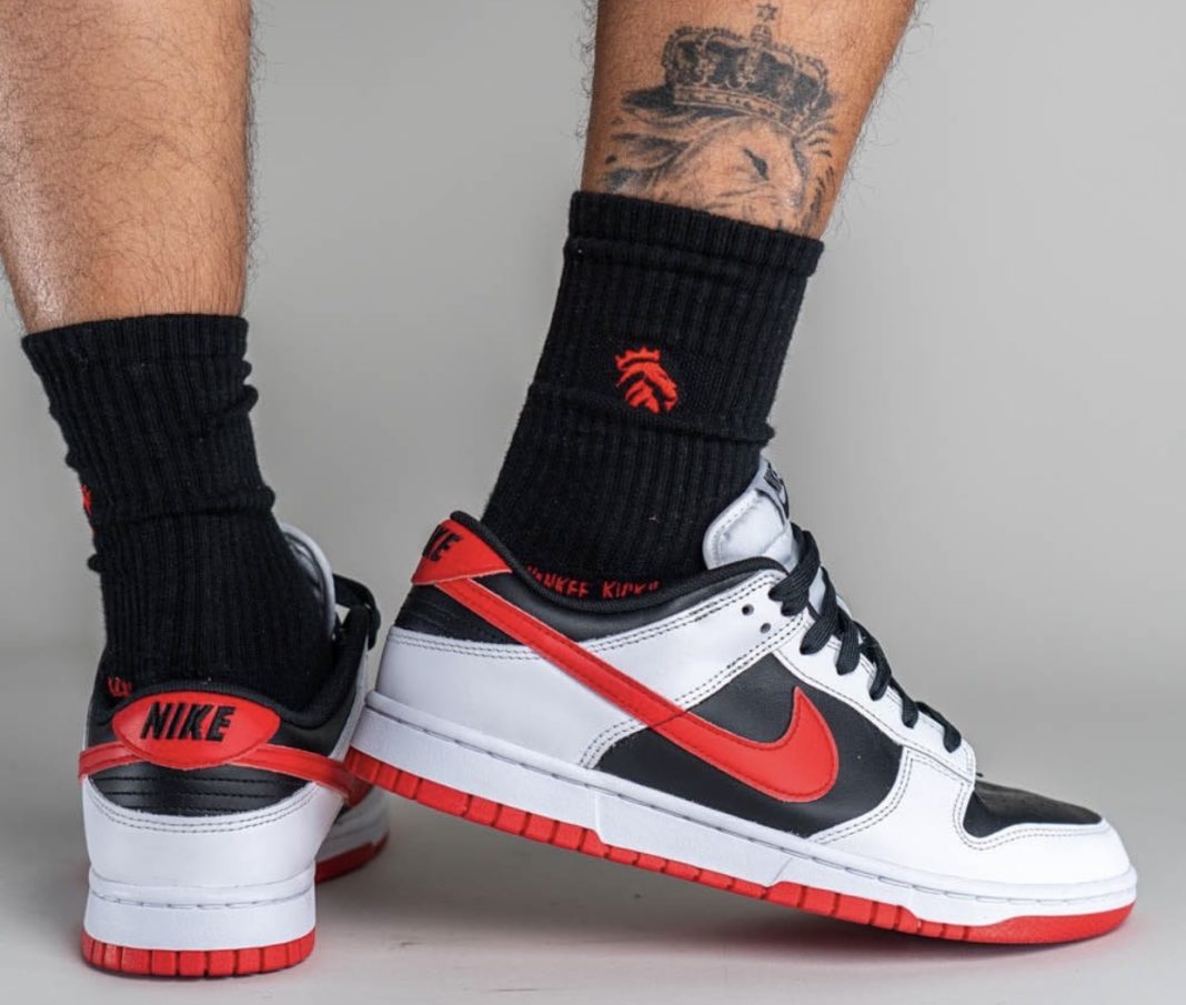 Nike Dunk Low Reverse Panda Red Swoosh Release Date | SBD