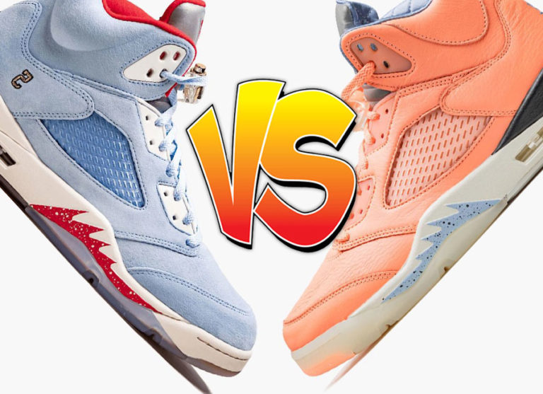 Trophy Room x Air Jordan 5 vs DJ Khaled x Air Jordan 5 Comparison | SBD