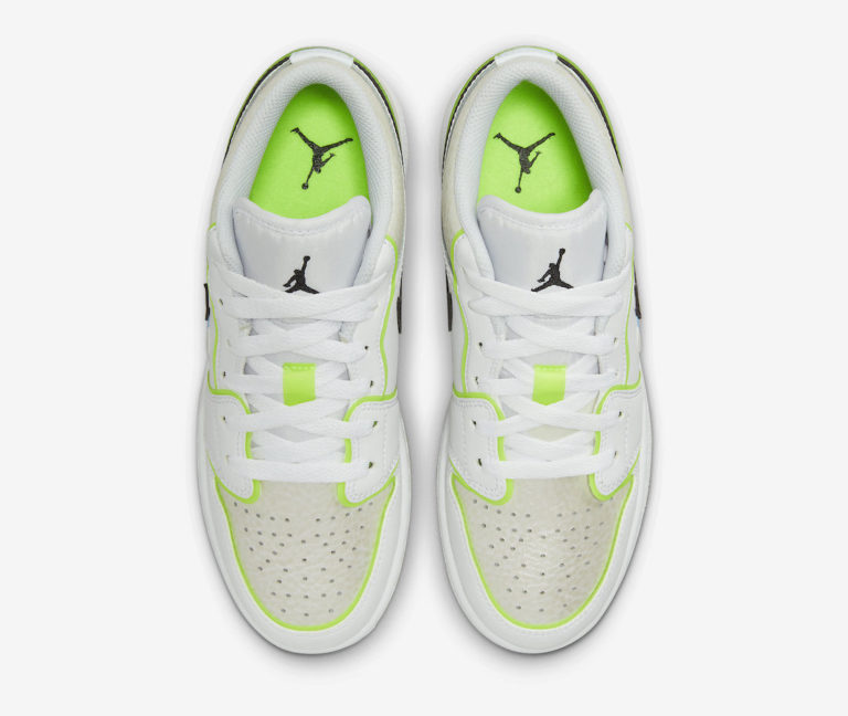 Air Jordan 1 Low GS Platinum Tint Volt DV1324-117 Release Date | SBD