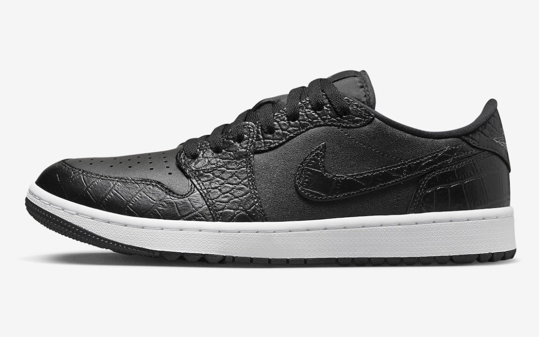 Air Jordan 1 Low Golf Black Croc DD9315-003 Release Date | SBD