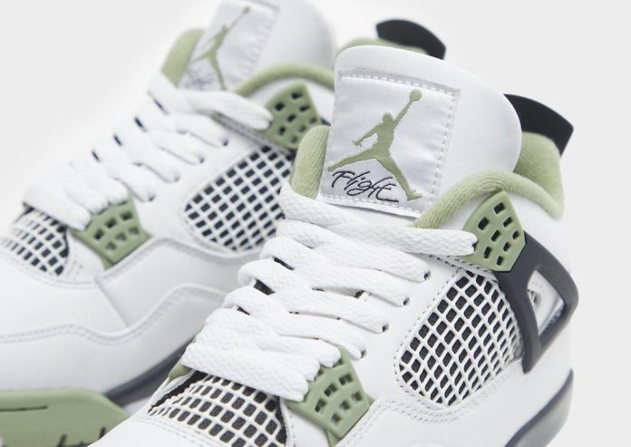 Air Jordan 4 Seafoam Oil Green WMNS AQ9129-103 Release Date | SBD