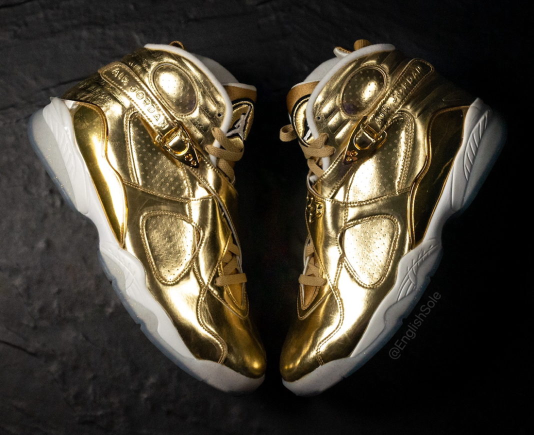 Drake Air Jordan 8 OVO Gold Sample | SBD
