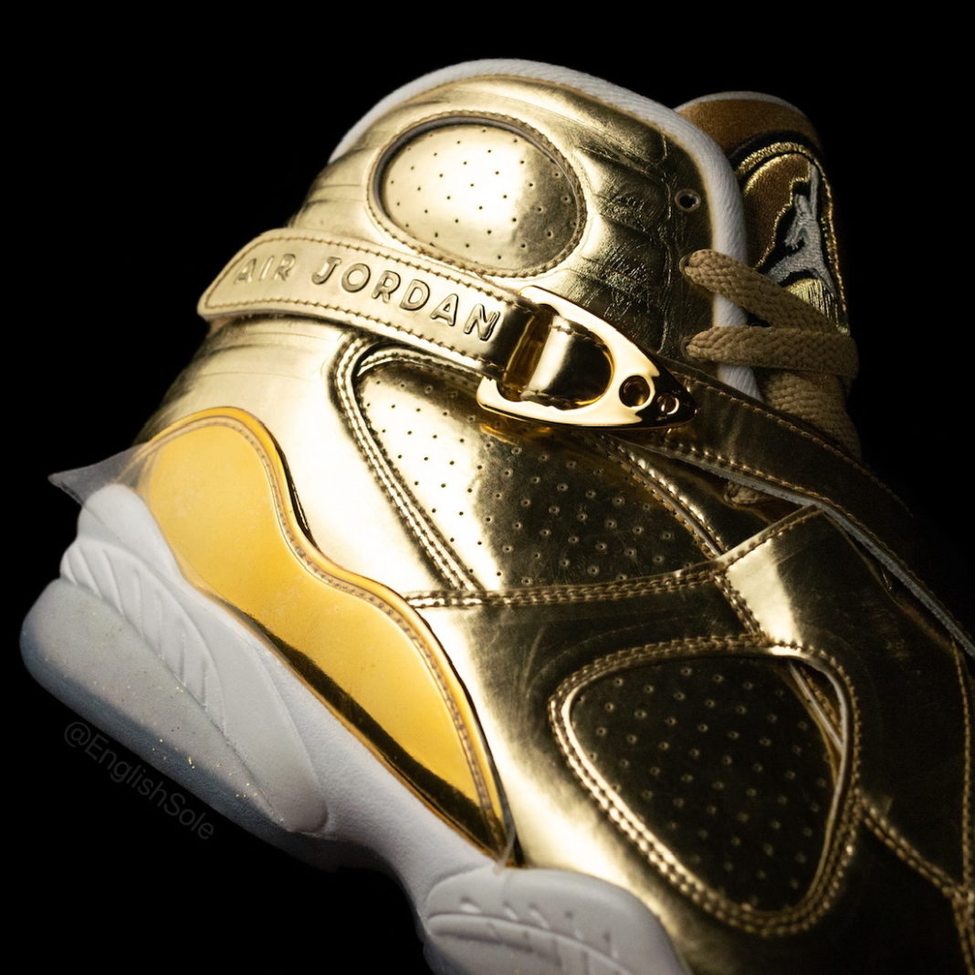 Drake Air Jordan 8 OVO Gold Sample | SBD
