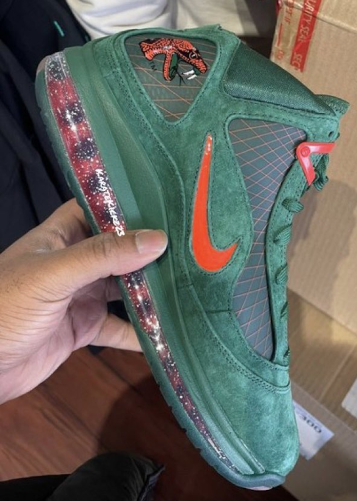 Nike LeBron 7 FAMU Florida A&M Gorge Green DX8554-300 Release Date | SBD
