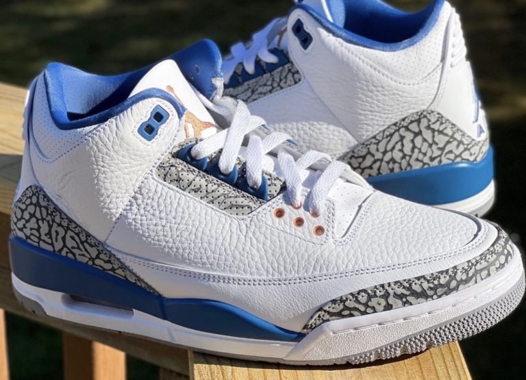 Air Jordan 3 Wizards True Blue CT8532-148 Release Date | SBD