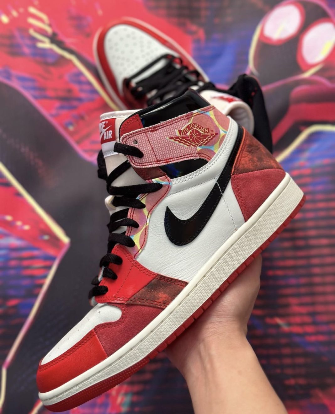 Unboxing : Air Jordan 1 High OG Spider-Man “Next Chapter” “Across The Spider-Verse” DV1748-601 ...