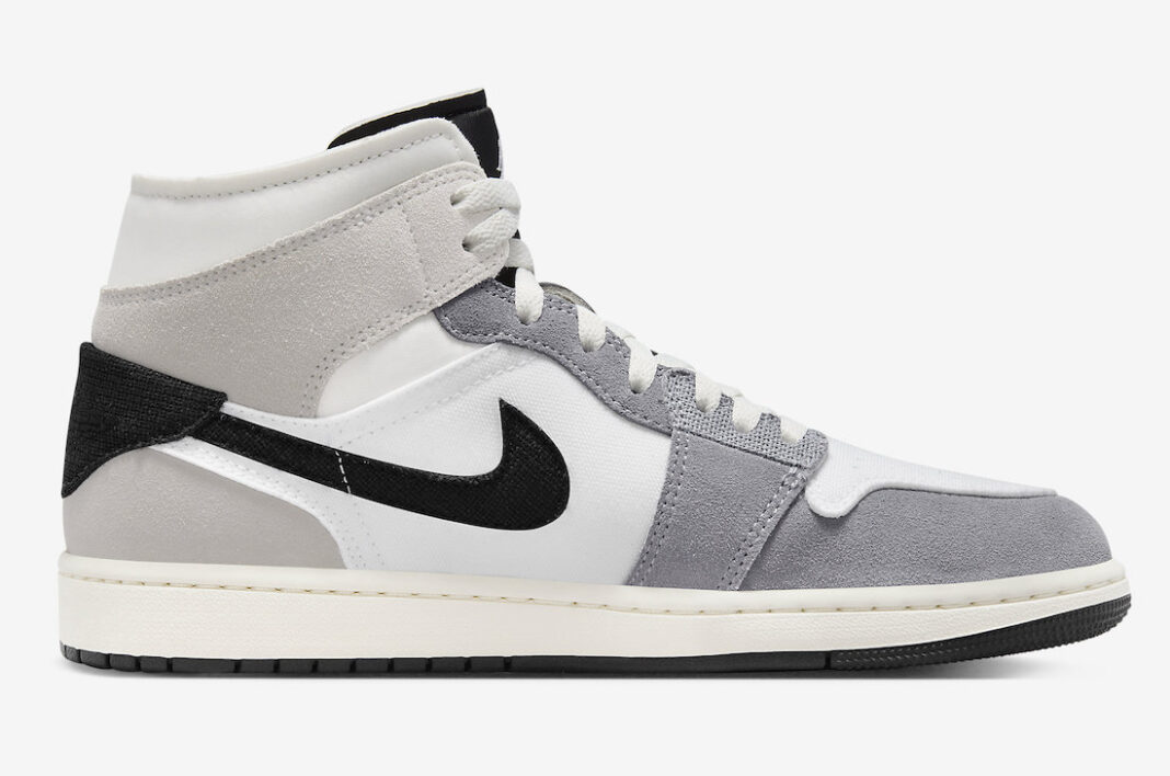 Air Jordan 1 Mid Craft Cement Grey DZ4136-002 | SBD