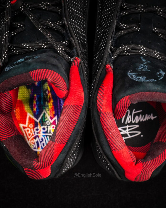 Notorious B.I.G. Air Jordan 13 Biggie Smalls Sample