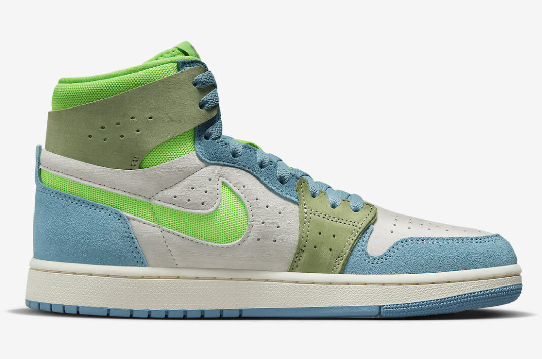 Air Jordan 1 Zoom CMFT 2 University Blue Electric Green DV1305-433 ...