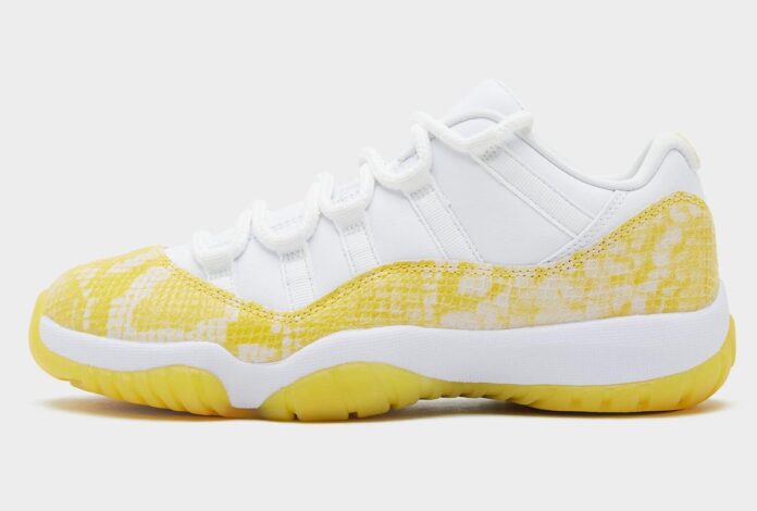 Air Jordan 11 Low Yellow Snakeskin Release Date | SBD