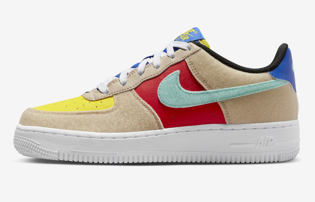 Nike Air Force 1 Low GS Multi-Color Velcro FN7818-100 Release Date | SBD
