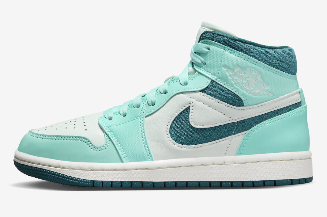 Air Jordan 1 Mid Bleached Turquoise DZ3745-300 | SBD