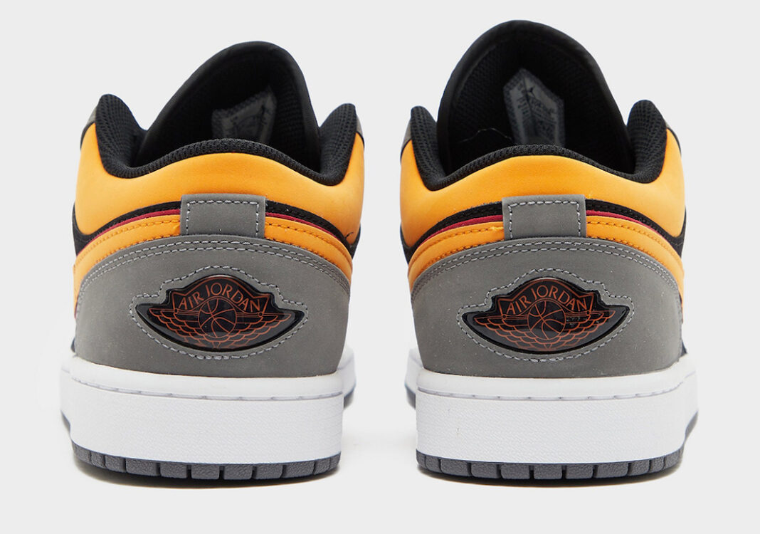 Air Jordan 1 Low Light Graphite Vivid Orange FN7308-008 | SBD