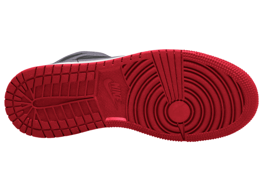 Air Jordan 1 Mid GS Black Grey Red DQ8423-006 | SBD