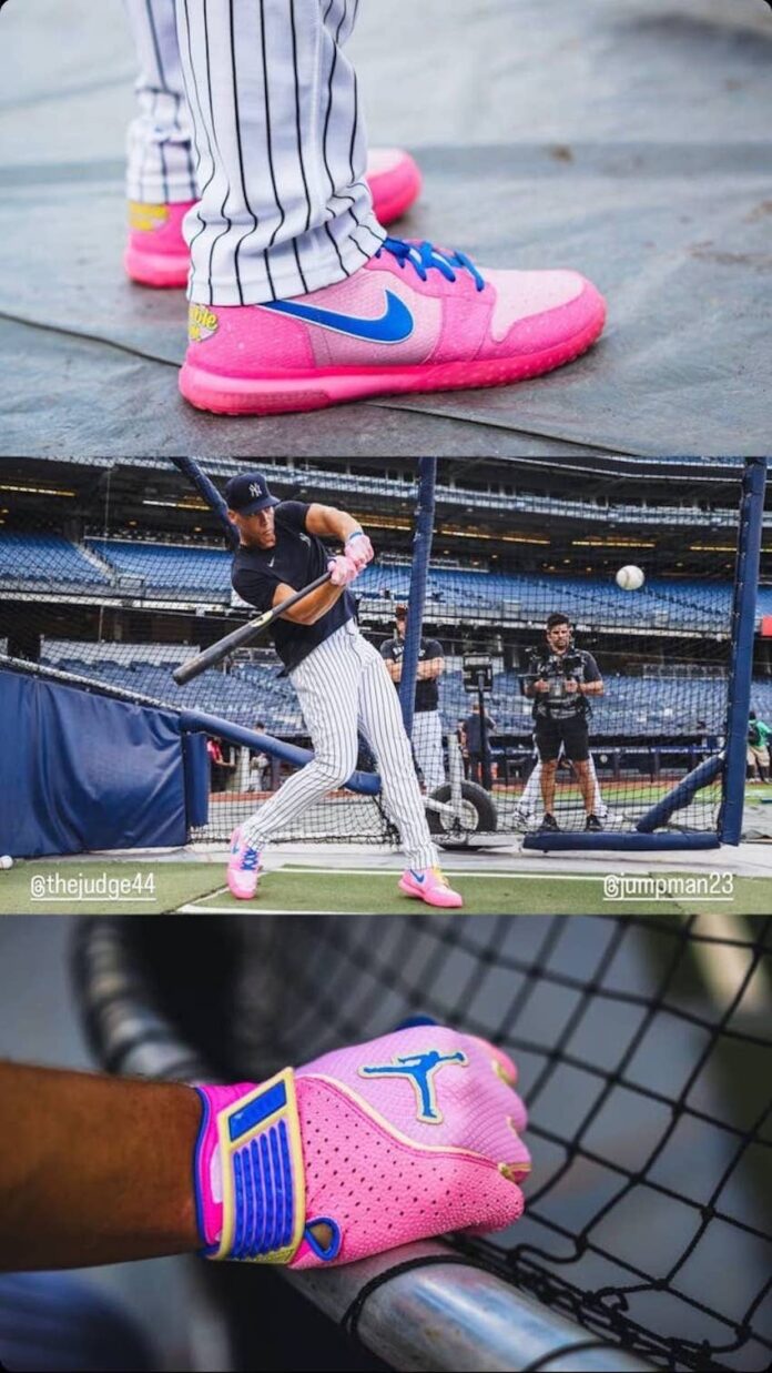 Aaron Judge Air Jordan 1 Low Double Gum PE