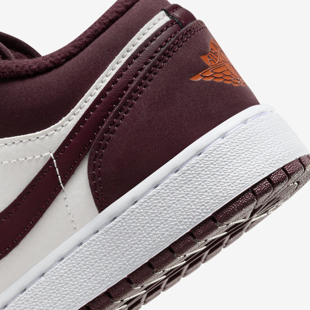 Air Jordan 1 Low GS Night Maroon 553560-068