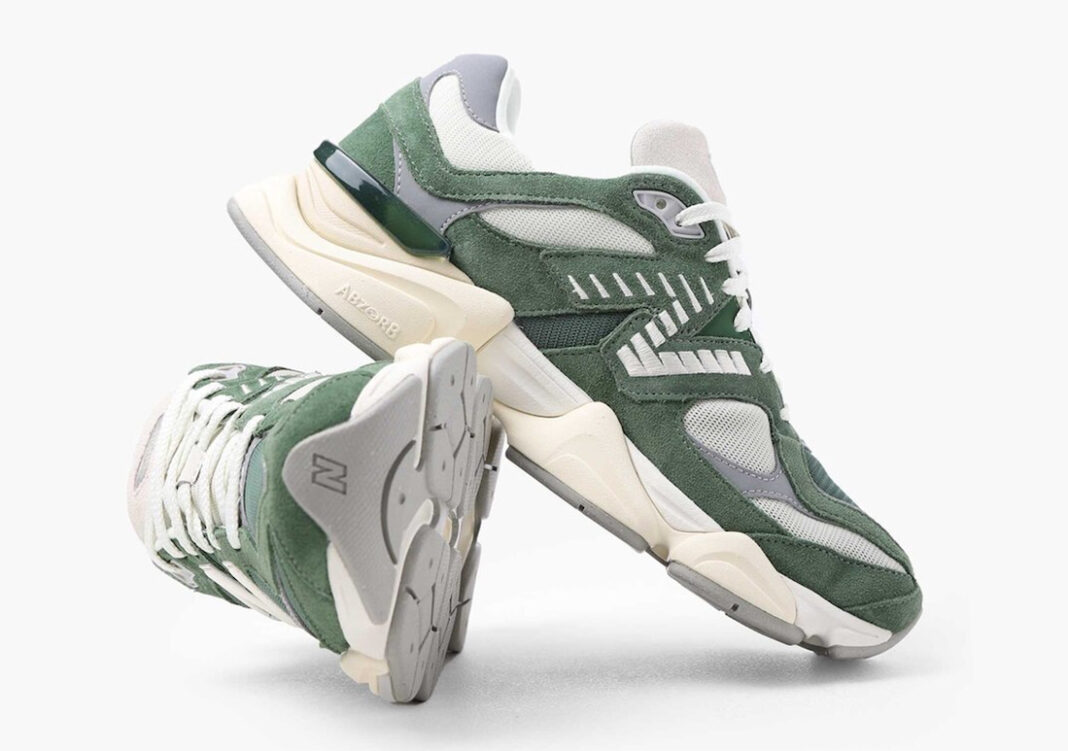 New Balance 9060 Green Suede U9060VNG