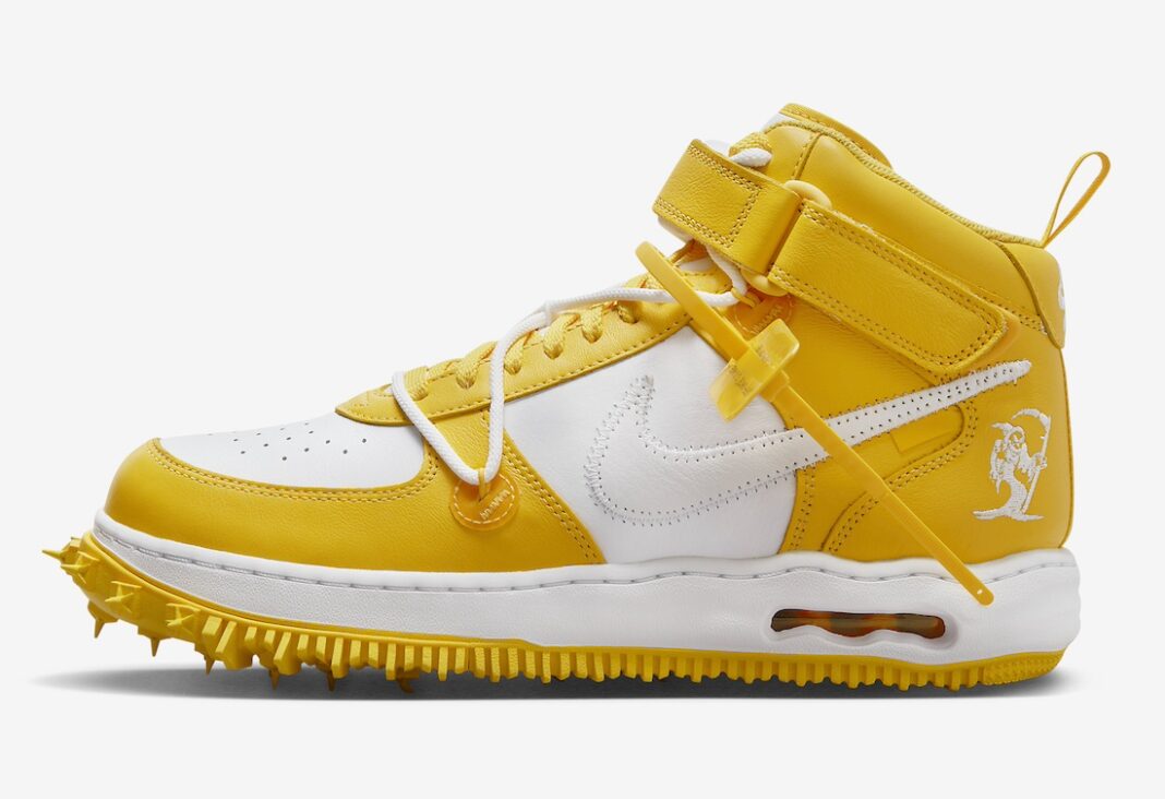 Off-White x Nike Air Force 1 Mid Varsity Maize DR0500-101