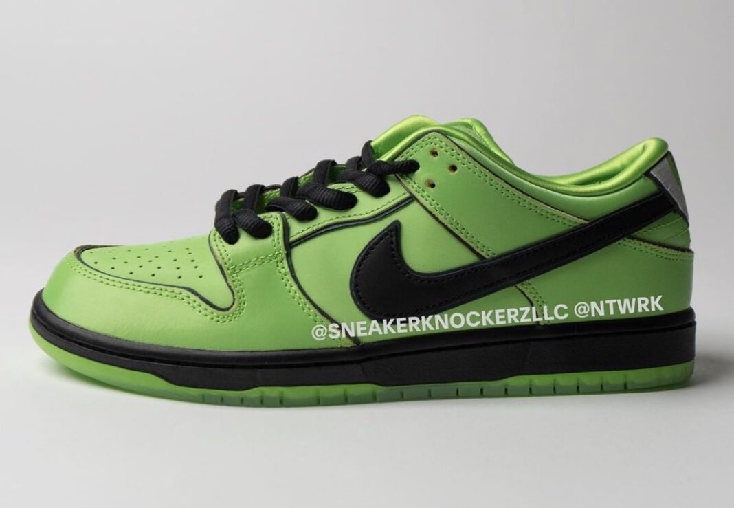 The Powerpuff Girls x Nike SB Dunk Low Buttercup FZ8319-300