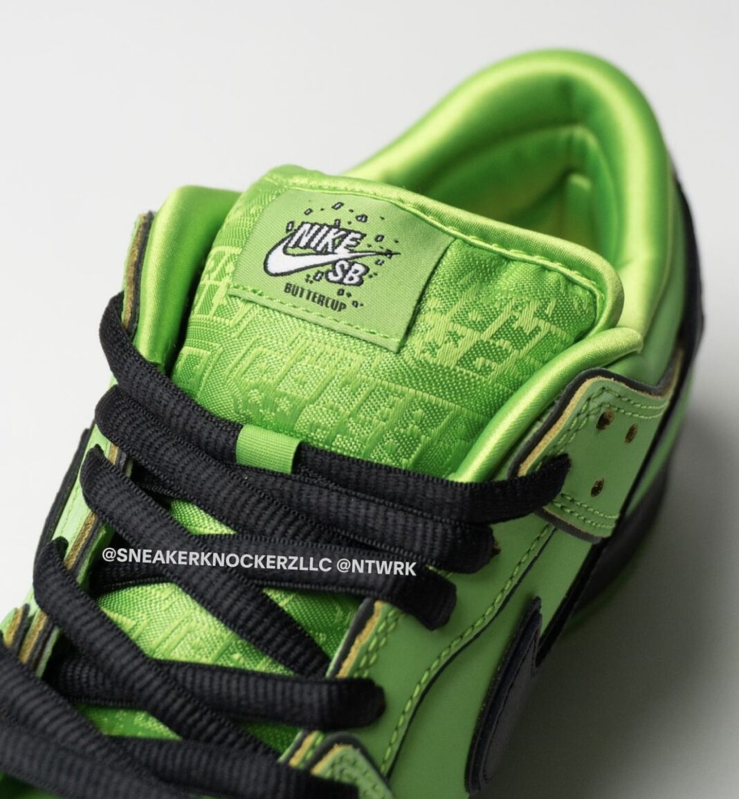 The Powerpuff Girls x Nike SB Dunk Low Buttercup FZ8319-300
