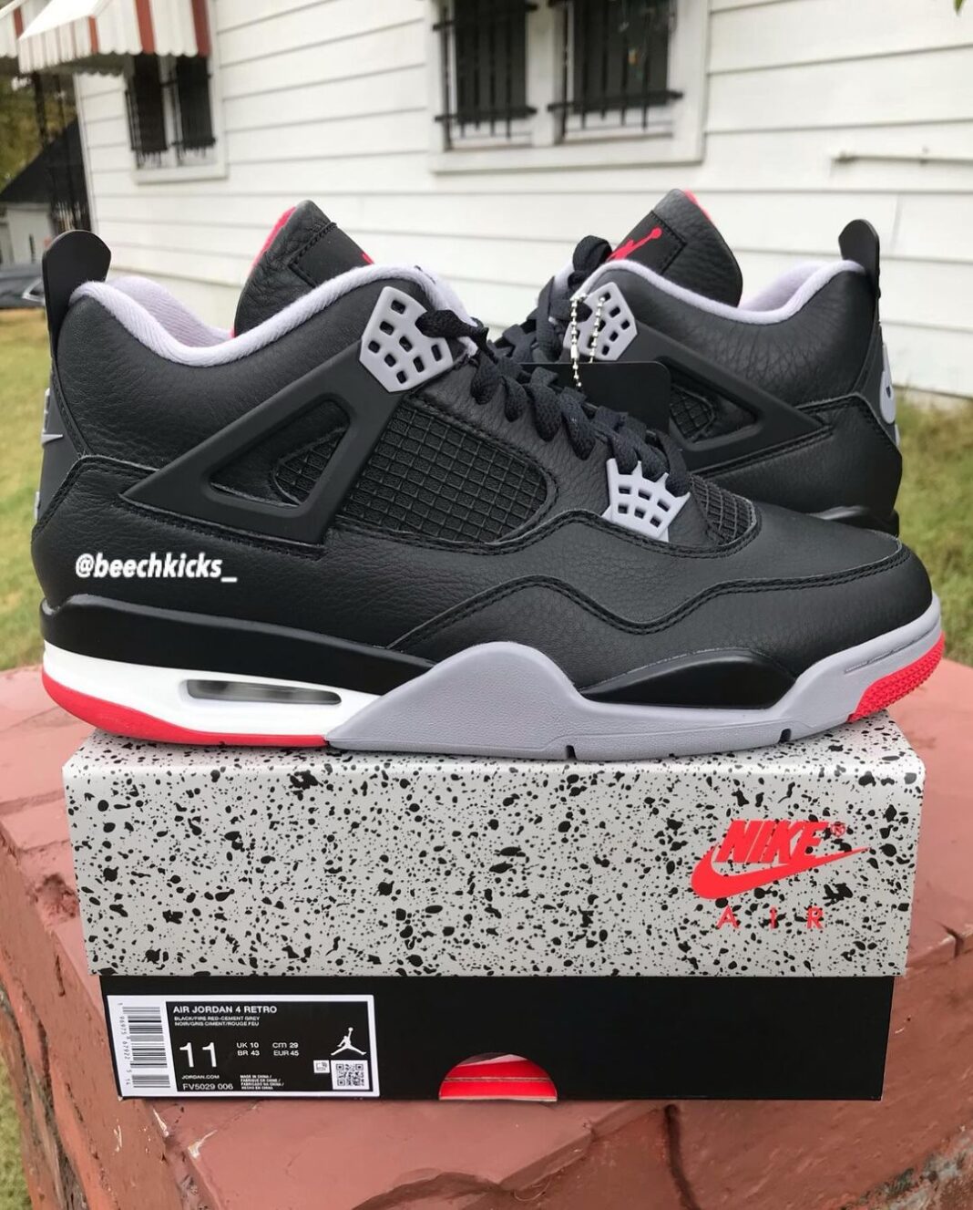 Air Jordan 4 Bred Reimagined 2024 FV5029-006 | SBD
