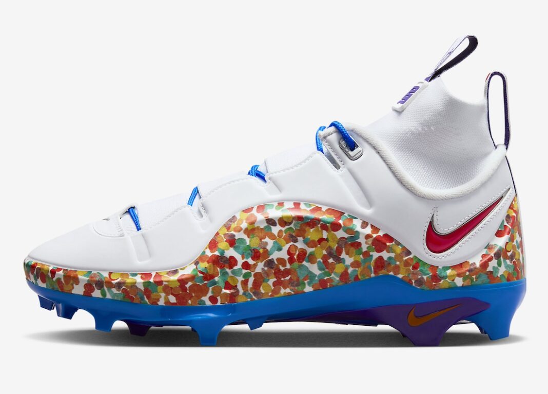 Nike LeBron 4 Menace 3 Fruity Pebbles Cleats FV8044-100