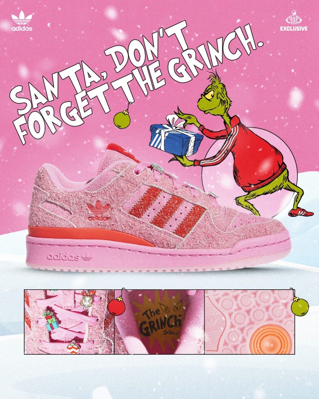 The Grinch x adidas Forum Low 2023