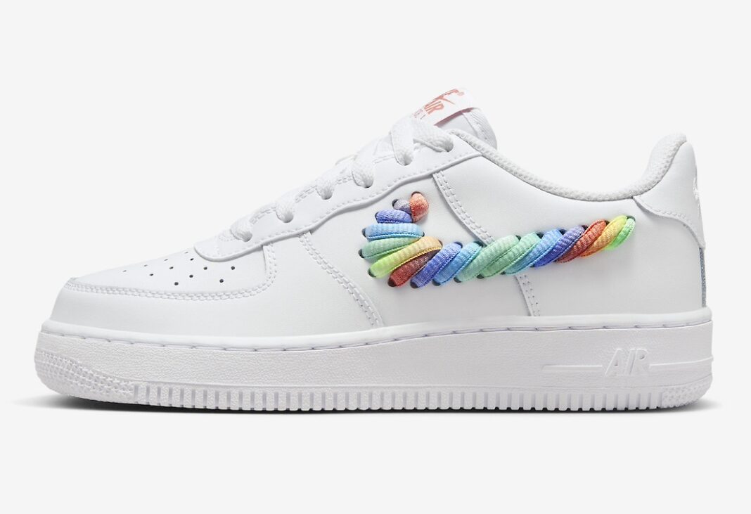 Nike Air Force 1 Low GS Rainbow Swoosh FQ4948-100