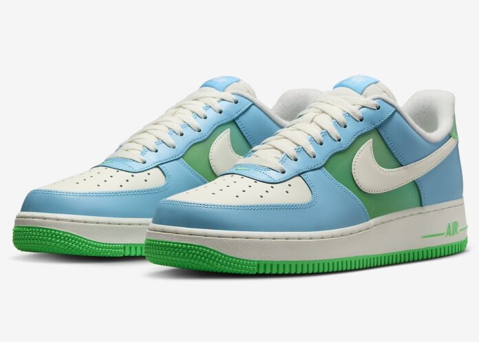 Nike Air Force 1 Low Aquarius Blue Green Shock FZ4032-407